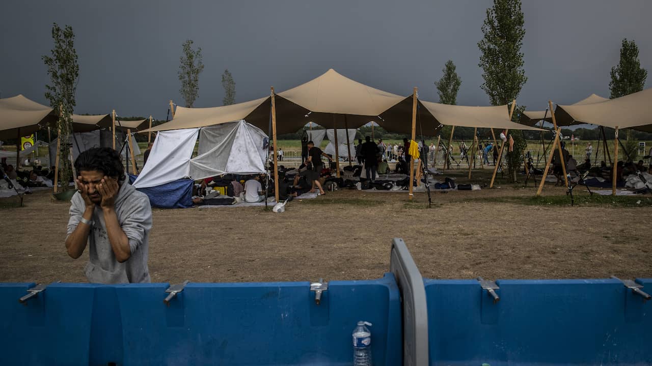 Protest bij hotel Albergen waar kabinet asielzoekers wil opvangen ...
