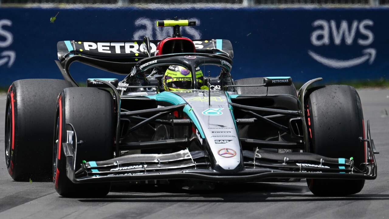 Hamilton de snelste in laatste training Canada, Verstappen tweede | NU.nl