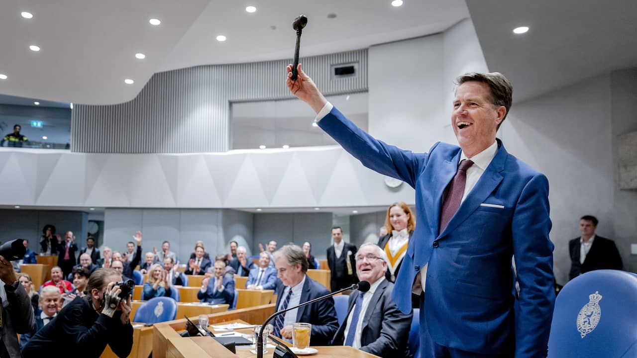 PVV'er Martin Bosma gekozen tot nieuwe Kamervoorzitter | Politiek | NU.nl
