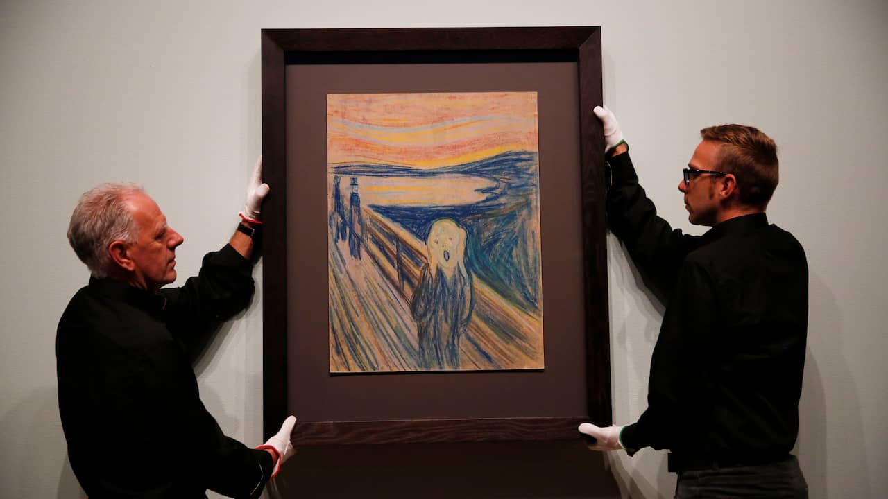 Museum ontdekt dat boodschap op De Schreeuw van schilder Munch zelf is ...