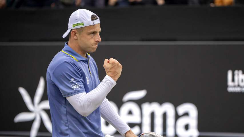 Titelverdediger Griekspoor knokt zich in thriller naar halve finales in Rosmalen | Tennis | NU.nl