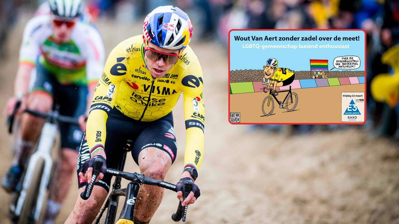 Wielerkoers E3 Saxo Classic biedt excuses aan voor cartoon over Van Aert | Wielrennen | NU.nl