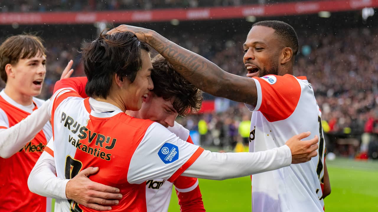 Koploper Feyenoord klopt FC Utrecht dankzij late goal topscorer Ueda | Voetbal | NU.nl