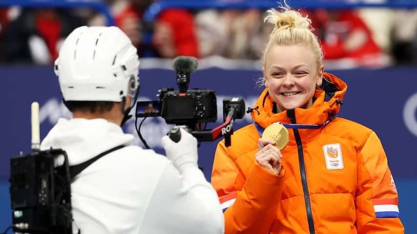 Xandra Velzeboer pakt op 1.000 meter tweede shorttrackgoud op Spelen ...