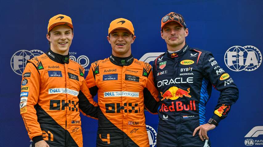 Bekijk de startopstelling voor de GP van Hongarije met Verstappen op plek drie | Formule 1 | NU.nl