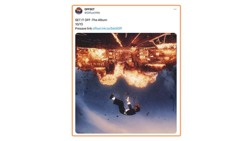 Rapper Offset brengt op 13 oktober nieuw album uit | Muziek | NU.nl