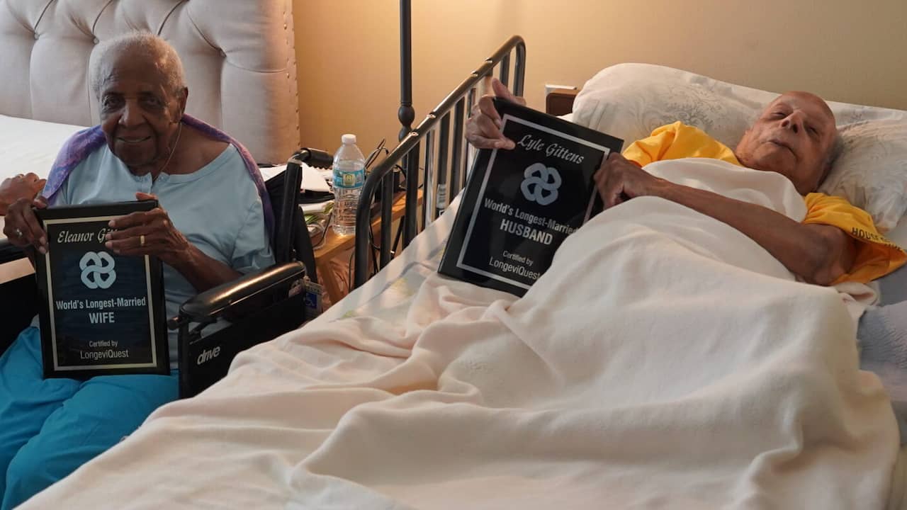 Amerikaans echtpaar breekt records met hoge leeftijd en huwelijk van 83 jaar | Algemeen | NU.nl