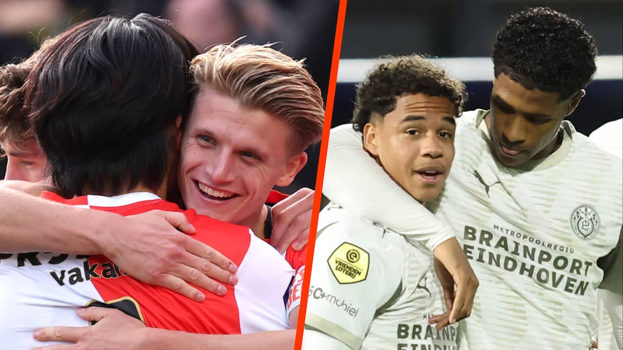 Feyenoord, PSV en Ajax in top drie Eredivisie: bekijk de stand en het programma | Voetbal | NU.nl