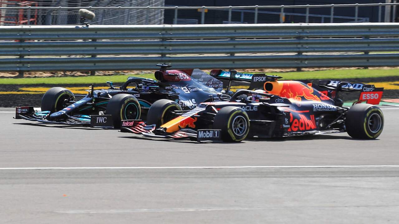 Verstappen kampte in 2021 met wazig zicht na zware crash op Silverstone | Formule 1 | NU.nl