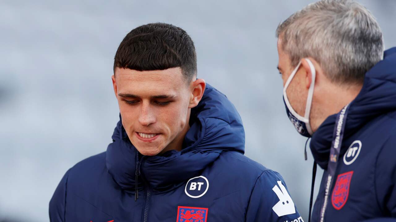 Engeland-middenvelder Foden diep door het stof na overtreden ...