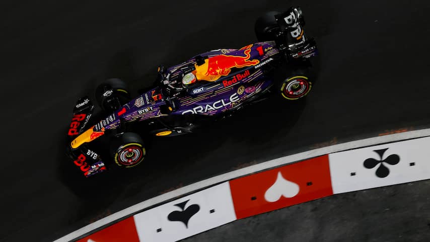 Bekijk de startopstelling voor de GP van Las Vegas met Verstappen op plek twee | Formule 1 | NU.nl