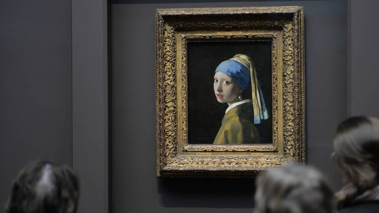 Delfts kunstwerk Meisje met de parel tijdens verbouwing Mauritshuis ...