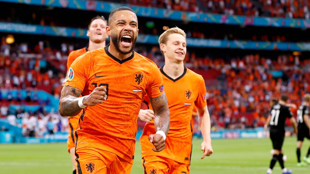 Oranje zeker van achtste finales en groepswinst EK door zege op Oostenrijk | EK voetbal | NU.nl