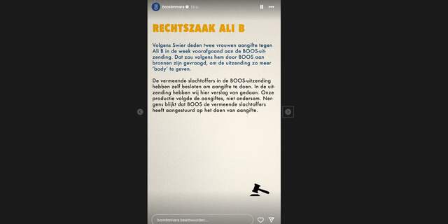 BOOS-redactie ontkent te hebben aangestuurd op aangifte tegen Ali B | Media | NU.nl