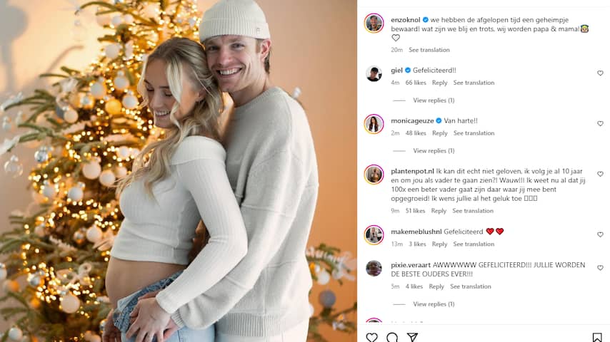 Enzo Knol en vriendin Myron Koops verwachten eerste kindje | Achterklap ...
