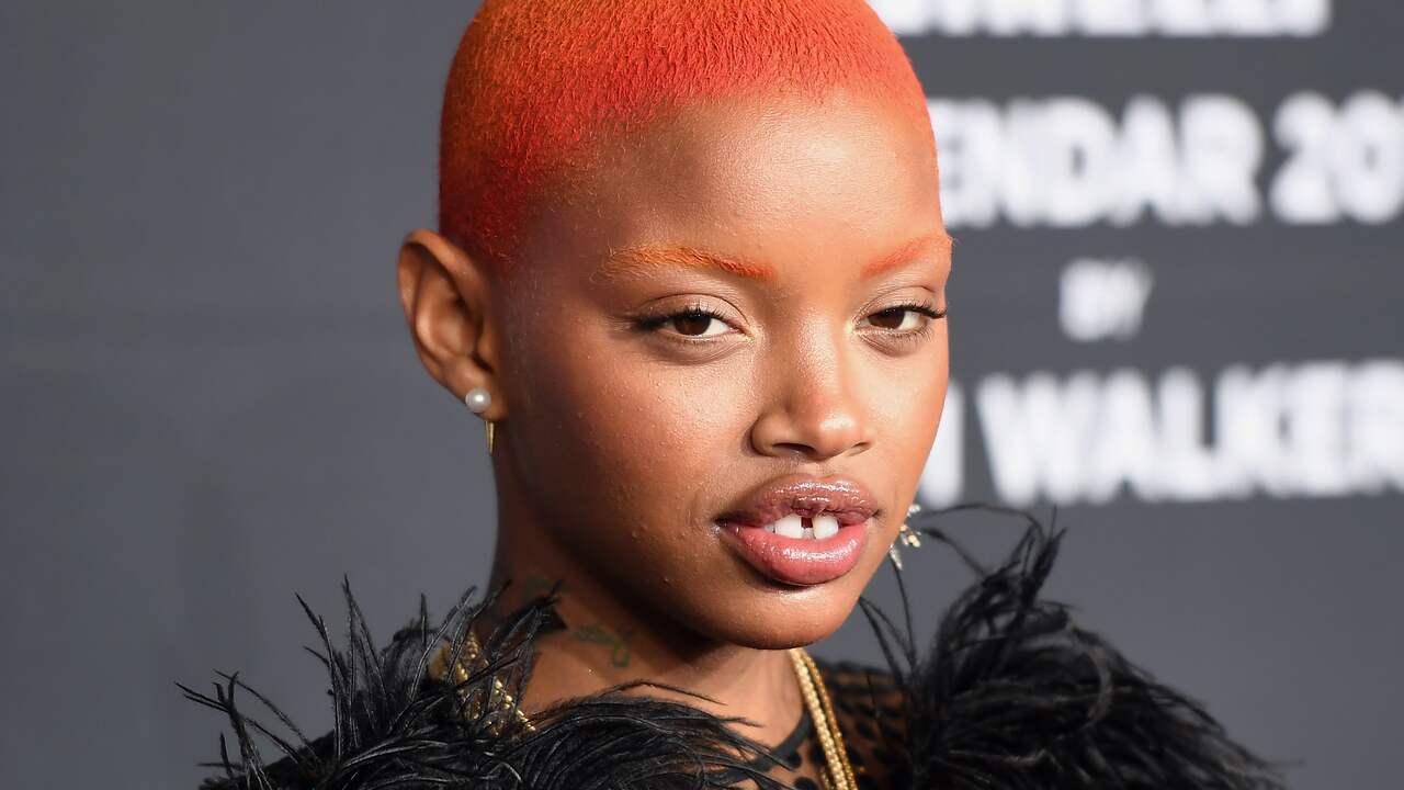 'Model Slick Woods kort na modeshow Rihanna bevallen van zoon ...