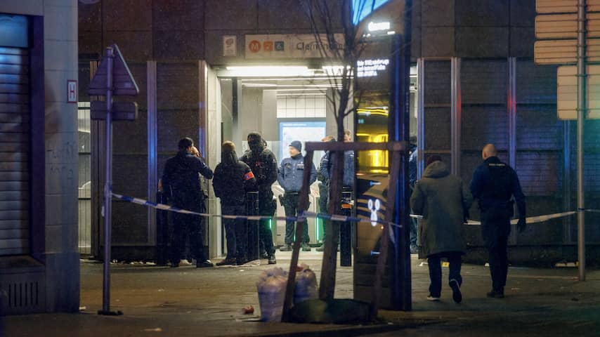 Golf van schietpartijen in Brussel, zelfs onder het oog van de politie ...