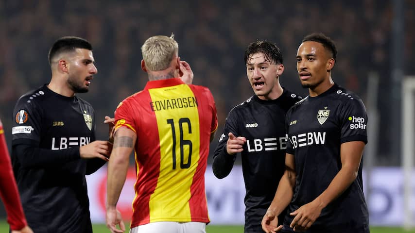 Go Ahead-spits Edvardsen spot met neus tegenstander: 'Kwam door ...