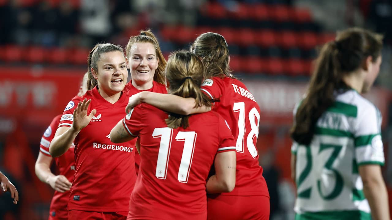 FC Twente Vrouwen sluit Champions League af met ruime zege op Celtic | Voetbal | NU.nl