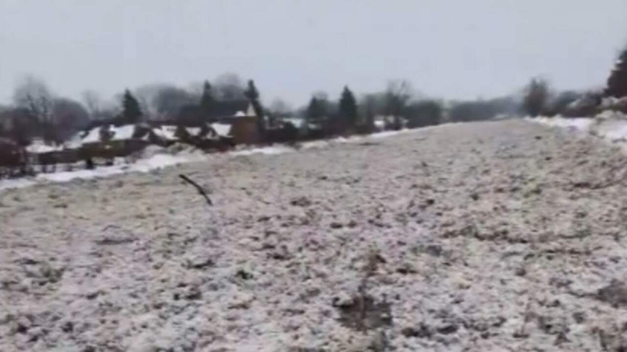 IJsdam veroorzaakt overstromingsgevaar in Amerikaanse stad | NU.nl