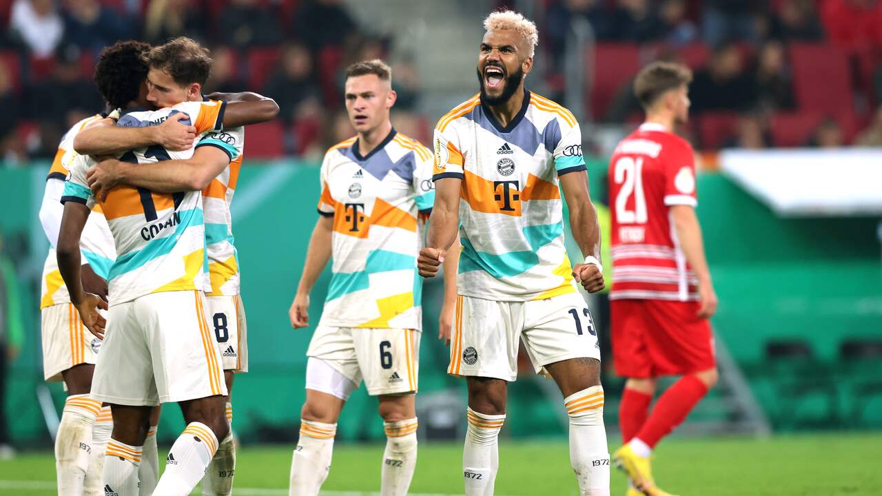 Bayern en De Ligt winnen bij Augsburg, ook Dortmund en Malen bekeren ...