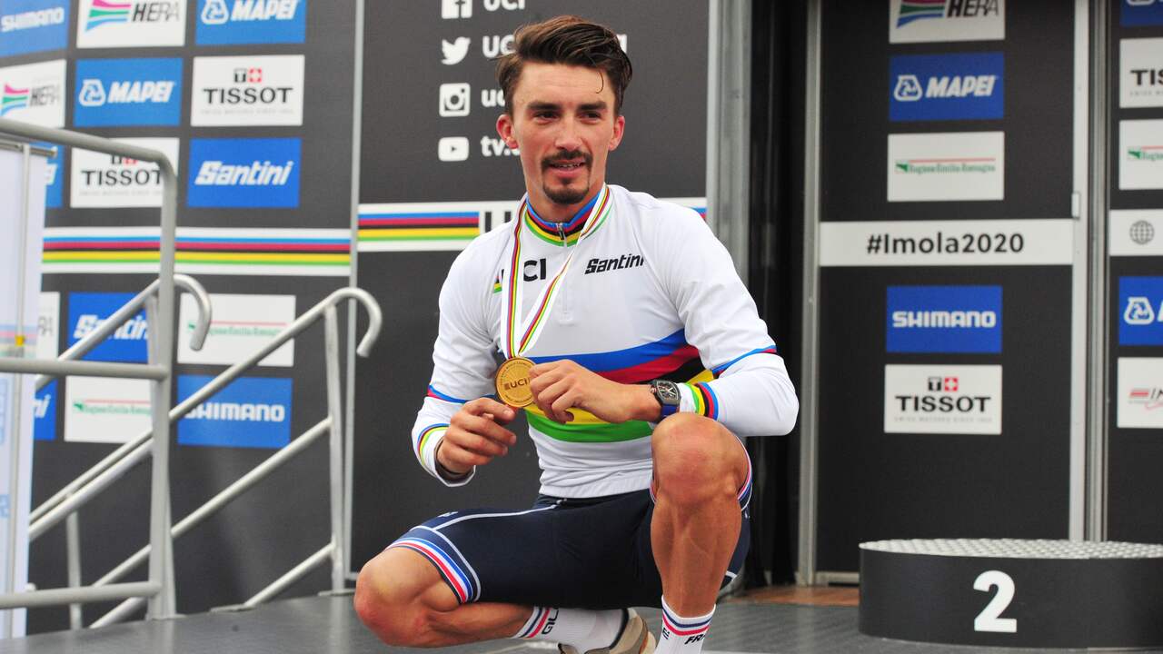 Wereldkampioen Alaphilippe meldt zich als titelverdediger af voor ...