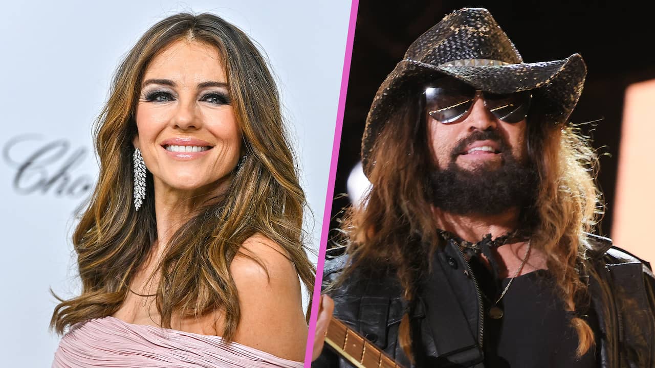 Elizabeth Hurley en Billy Ray Cyrus zijn verliefd: dit ging eraan ...