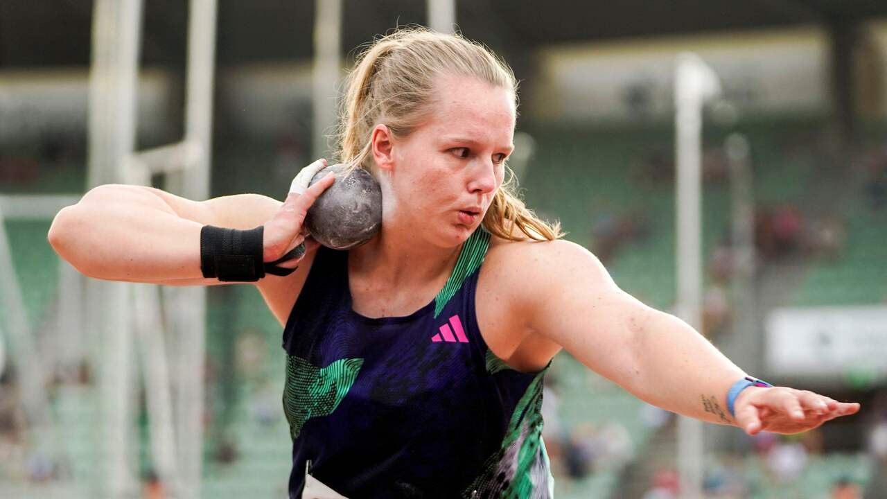 Kogelstootster Schilder plaatst zich voor Spelen, maar grijpt net naast ...