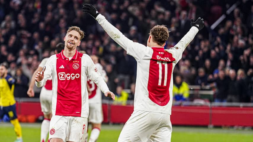 Tiental Ajax met hangen en wurgen door in Europa na beroerde start tegen Union | Voetbal | NU.nl