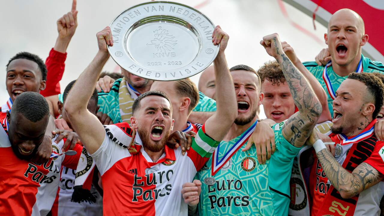Bijna miljoen mensen zien Feyenoord na zes jaar weer landskampioen ...