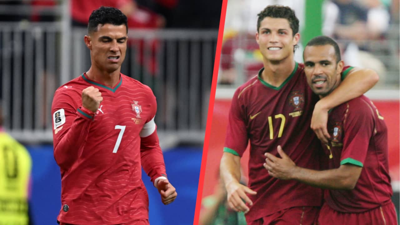 Cristiano Ronaldo schrijft geschiedenis: eerste speler die op zes WK's ...
