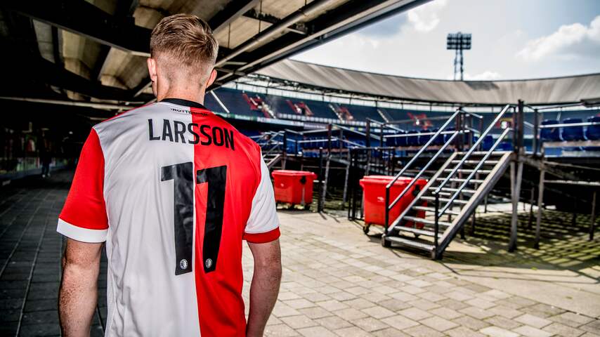 Aanvaller Larsson tekent voor vier jaar bij Feyenoord | Voetbal | NU.nl
