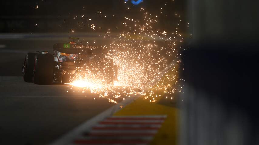 Verstappen klokt derde tijd in hectische tweede vrije training GP Singapore | Formule 1 | NU.nl