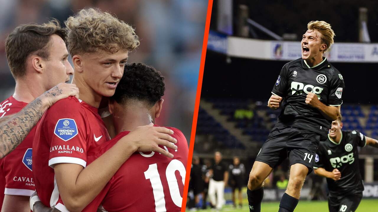 AZ wint nipt van puntloos NEC, ook promovendus FC Groningen nog foutloos | Voetbal | NU.nl