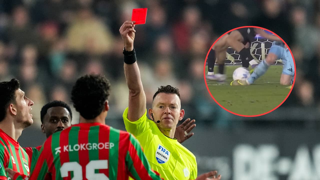 NEC snapt weinig van rode kaart tegen Ajax: 'Kan moeilijk op één been spelen' | Voetbal | NU.nl