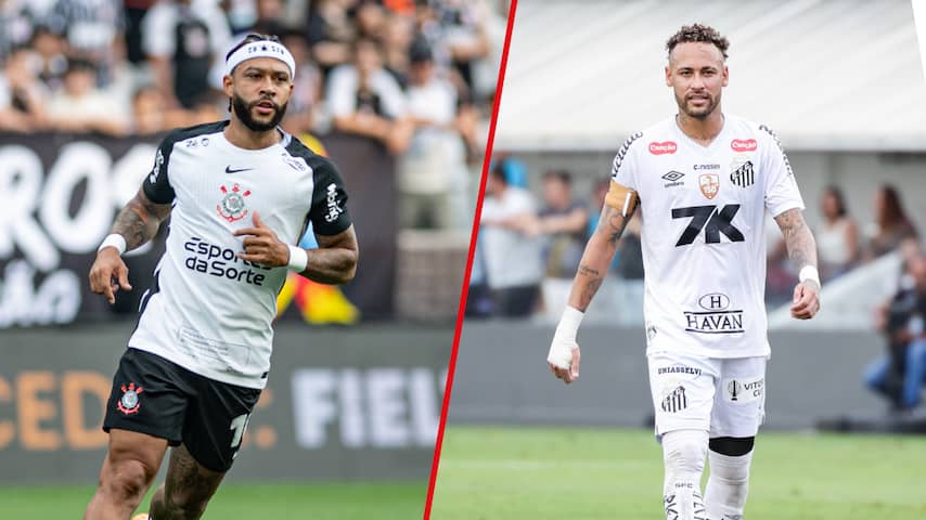 Memphis maakt snel rentree bij Corinthians, Neymar viert lijfsbehoud ...