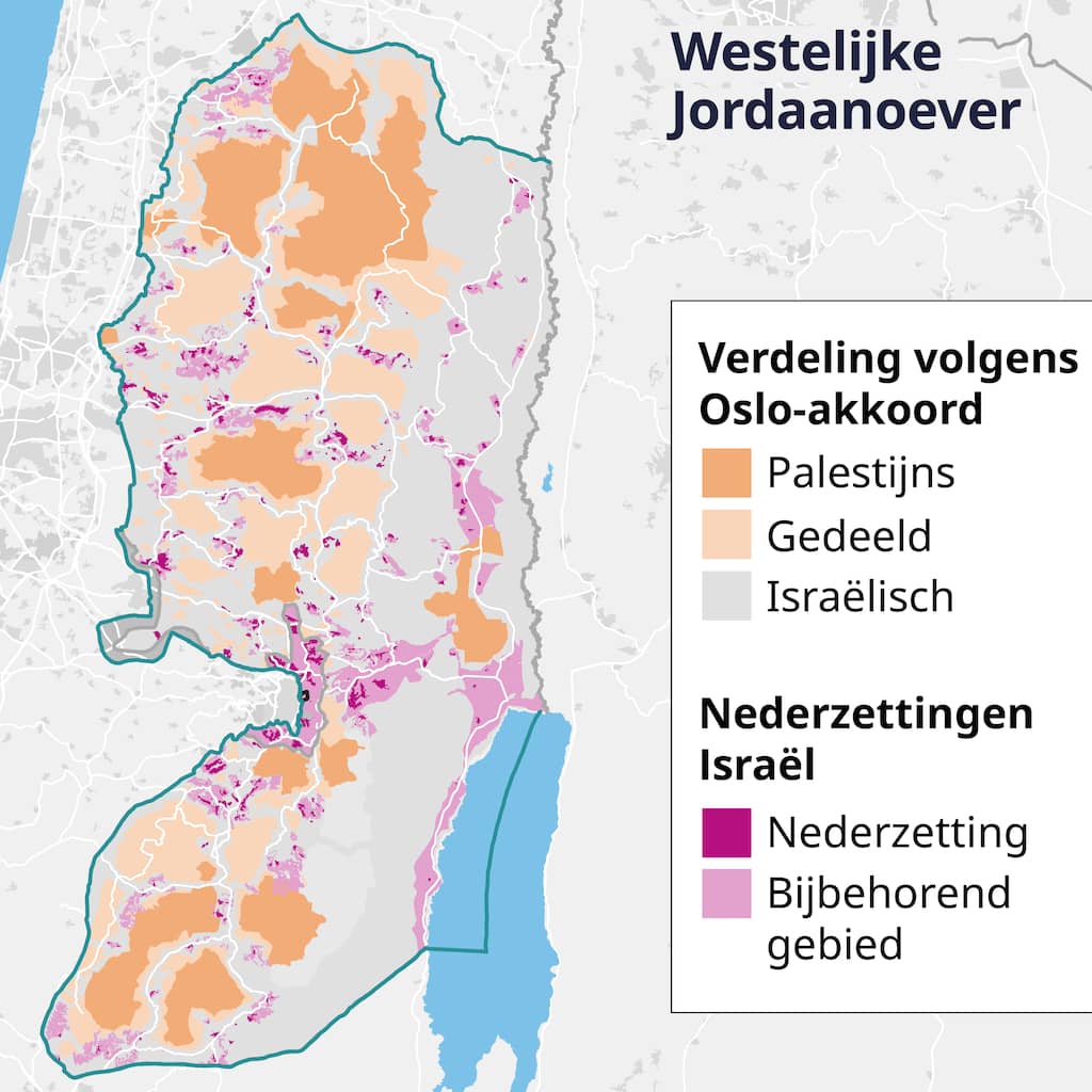 Alle ogen op Gaza, maar dit speelt er op de Westelijke Jordaanoever ...