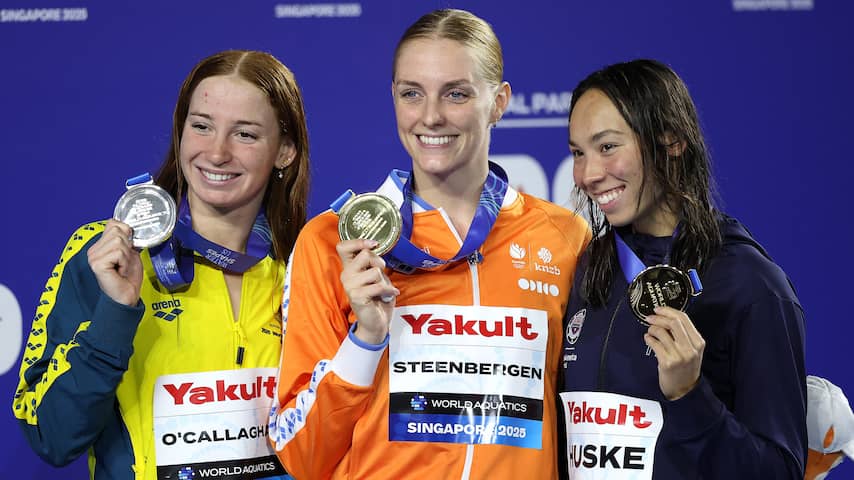 Marrit Steenbergen prolongeert wereldtitel op 100 meter vrije slag ...