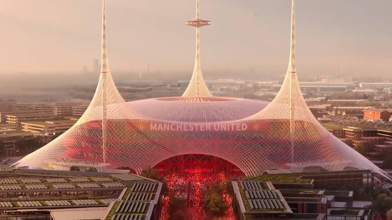 Zo komt het nieuwe stadion van Manchester United eruit te zien | NU.nl