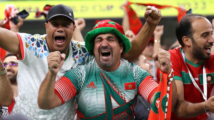 Bekijk de 20 mooiste foto's van de stunt van Marokko tegen Portugal ...