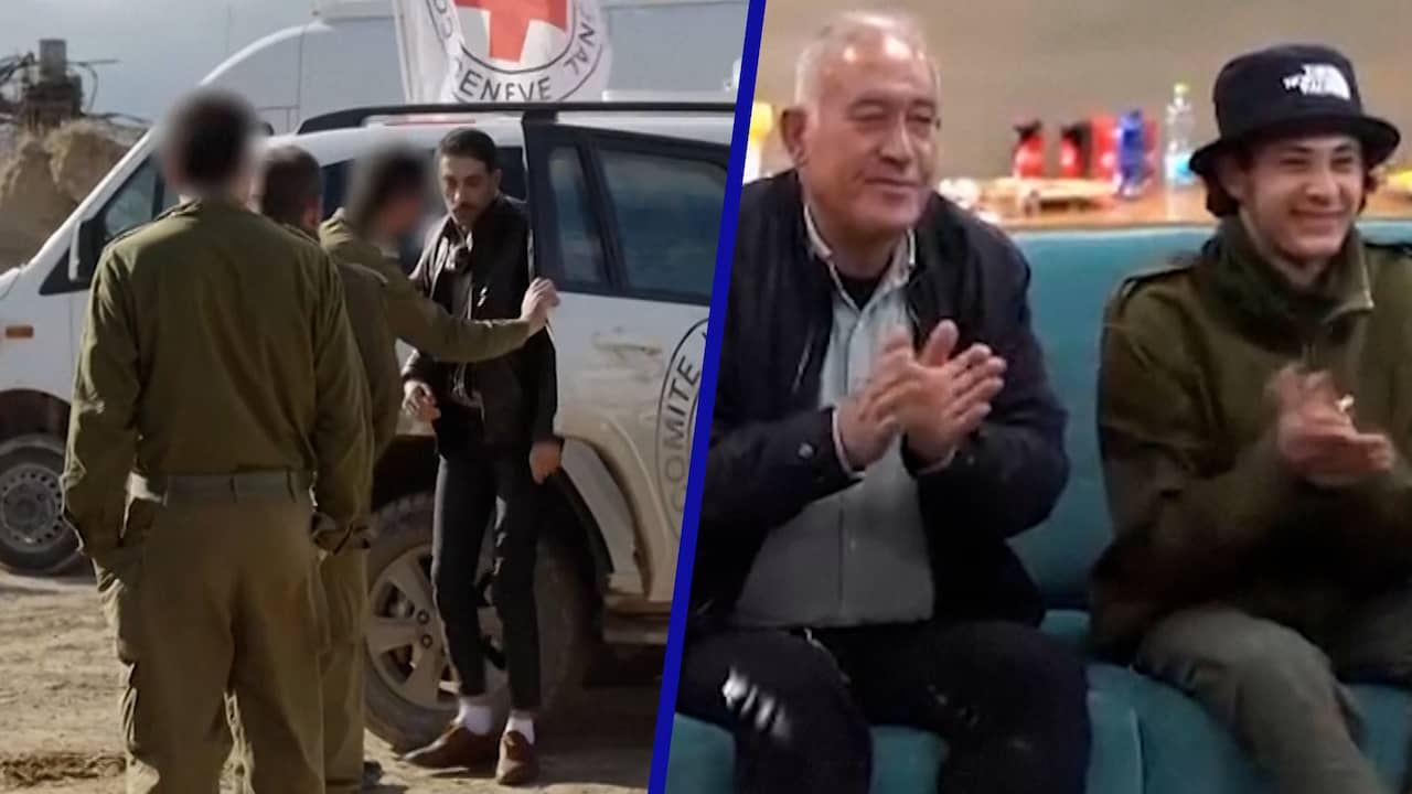 Familie Israëlische gegijzelden dolblij bij bekijken van beelden ...