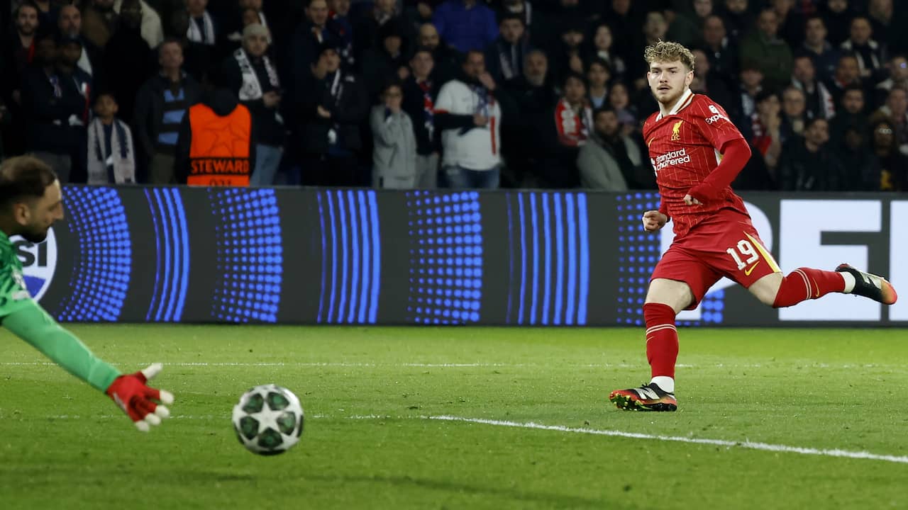 Elliott schiet het Liverpool van Slot in slotfase langs PSG | NU.nl
