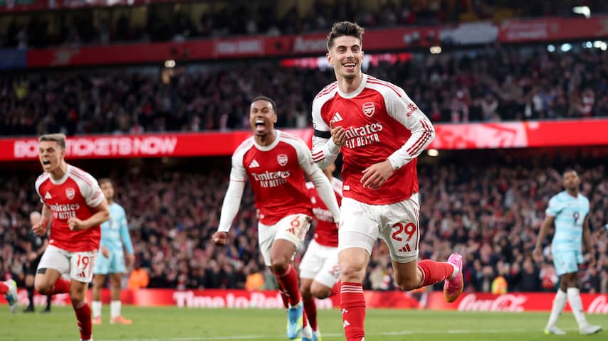Arsenal op drempel van landstitel door benauwde zege op degradant ...