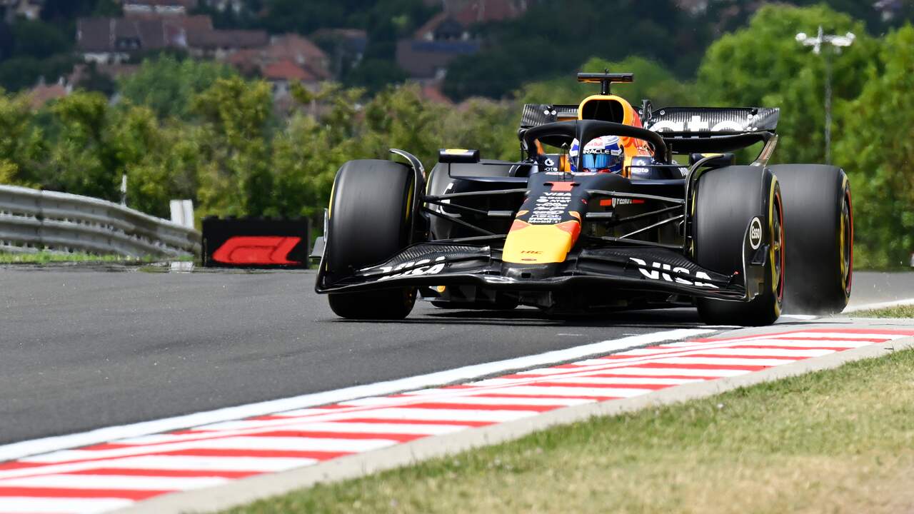 Verstappen slechts negende in eerste vrije training GP Hongarije, Norris snelste | Formule 1 | NU.nl