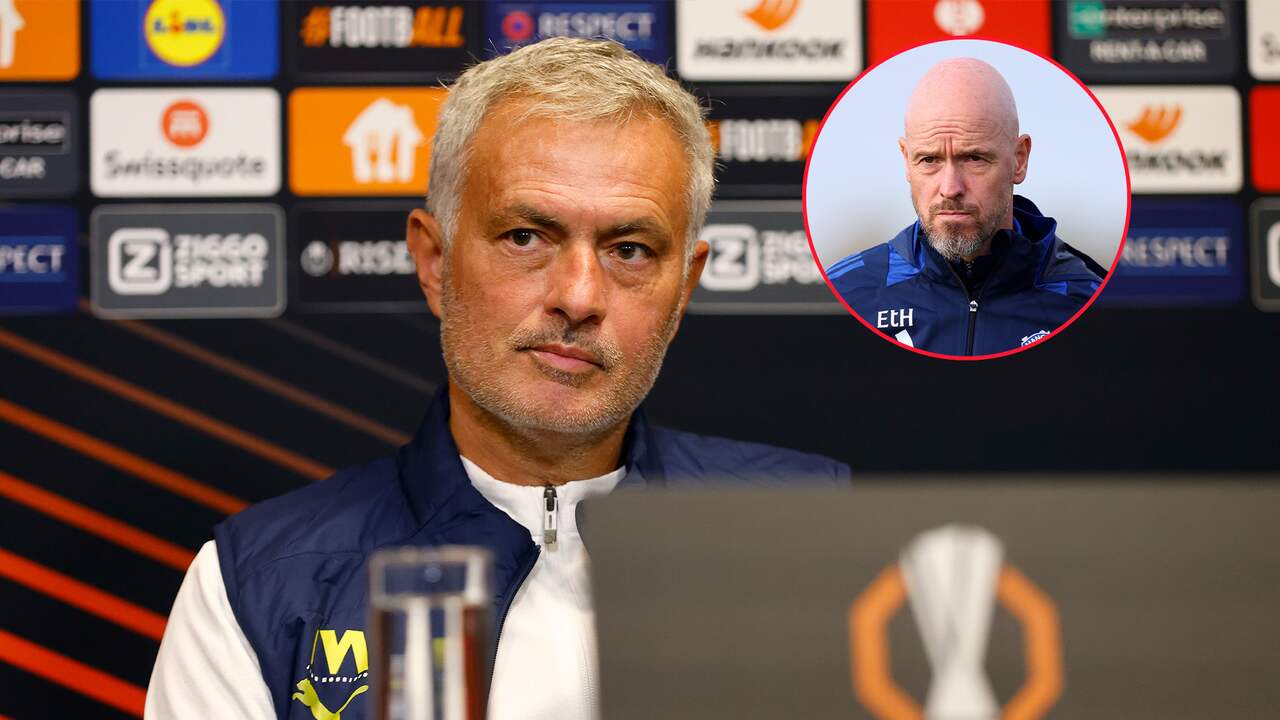 Mourinho vindt het krom dat Ten Hag meer tijd krijgt bij United dan hij ...