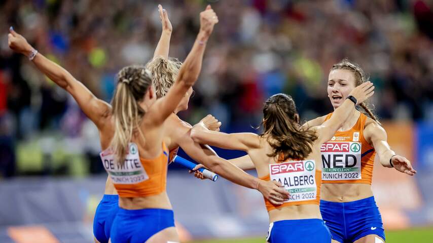 Bol wint met estafetteploeg goud op 4x400 meter en zet kroon op perfect ...