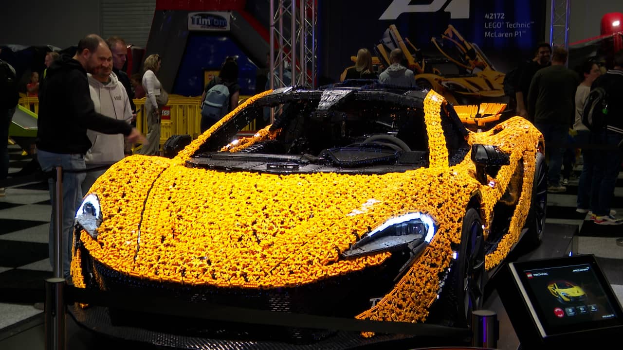 McLaren-auto steelt show bij 's werelds grootste LEGO-beurs in Utrecht ...