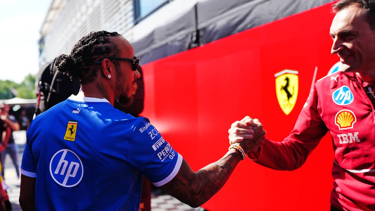 Hamilton maakt belofte niet waar, maar geniet met volle teugen bij Ferrari | NU+ Formule 1 | NU.nl