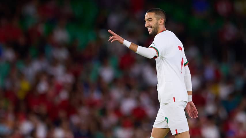 Na ruzies en ontslag coach laat Ziyech Marokko dromen van WK-succes ...
