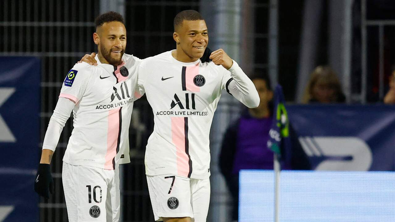 Hattricks Neymar én Mbappé bij dominant PSG, Real geeft CL-zege goed vervolg | Voetbal | NU.nl